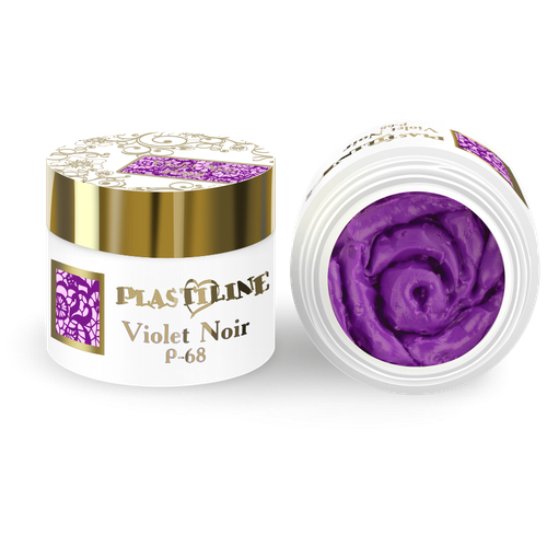 Гель-пластилин для лепки на ногтях, гель для дизайна, цвет фиолетовый P-68 Violet Nour, 5 мл.