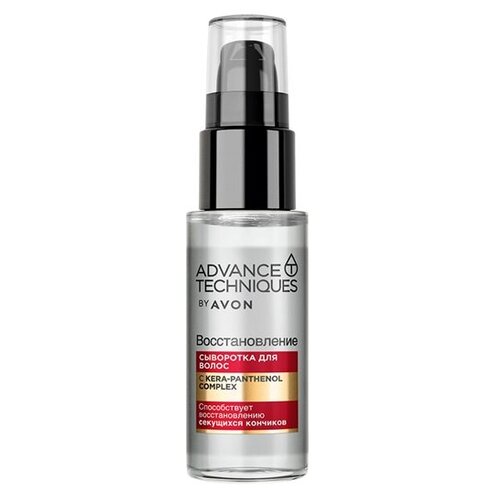 AVON Advance Techniques Регенерирующая сыворотка для волос Reconstruction Deep Restore Hair Serum, 30 мл, бутылка
