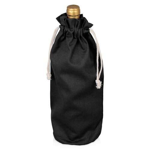 Хлопковая сумка для вина, черный