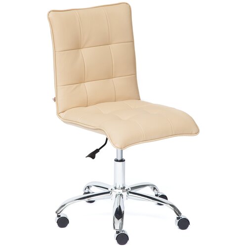 Компьютерное кресло TetChair Zero универсальное, обивка: искусственная кожа, цвет: бежевый