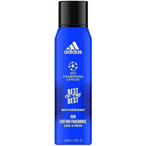 Дезодорант-спрей Adidas UEFA Best of the Best 48H антиперспирант мужской 150 мл (из Финляндии)