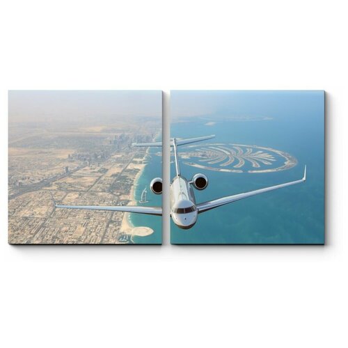 Модульная картина Пролетая над Дубаем40x20