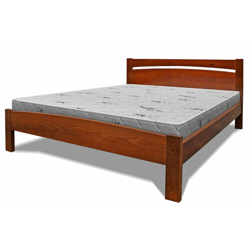 Кровать Луара из сосны, спальное место (ШхД): 120x200, цвет: коричневый 2