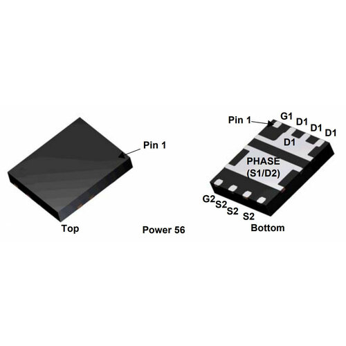 Микросхема FDMS3620S N-Channel MOSFET 25V 30A PQFN5X6