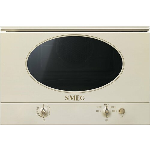 Микроволновая печь встраиваемая Smeg MP822NPO, кремовый
