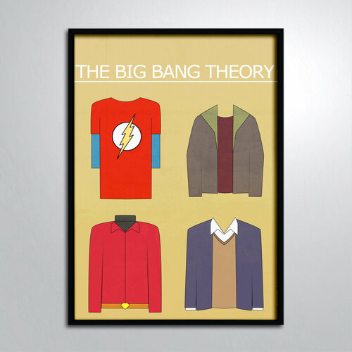 Постер в раме/Теория большого взрыва Футболки The Big Bang Theory