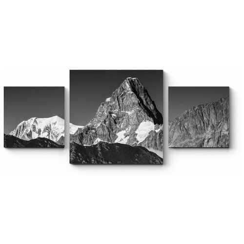 Модульная картина Величественные горы 210x90