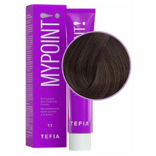 Tefia Mypoint гель-краска для волос Tone On Tone, 6.81 темный блондин коричнево-пепельный, 60 мл