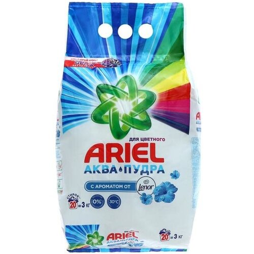 Стиральный порошок Ariel Color "Воздушная свежесть", автомат, 3 кг