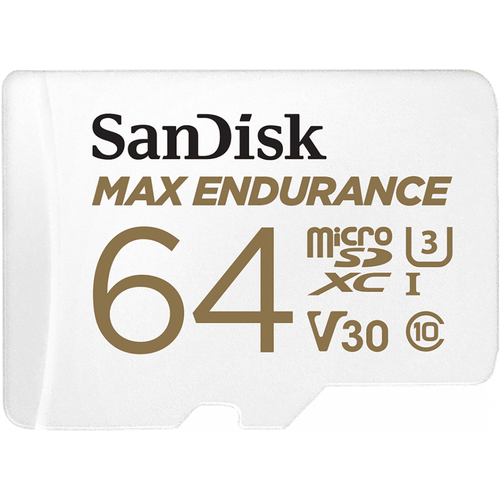 Карта памяти SanDisk Max Endurance microSDXC 64Gb (Цвет: White)