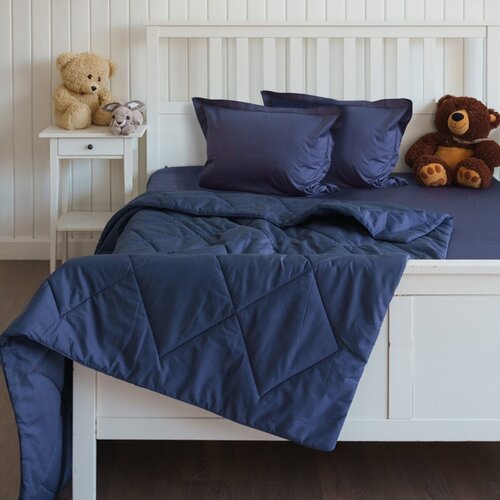 Комплект постельного белья La Prima постельное бельё сатин С одеялом 2 наволочки морская глубина, размер 140 х 205 см