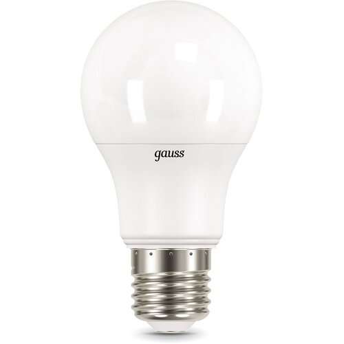 Лампа светодиодная Gauss 7Вт цок: E27 шар 220B 4100K св. свеч. бел. нейт. A60 (упак:10шт) (102502207)