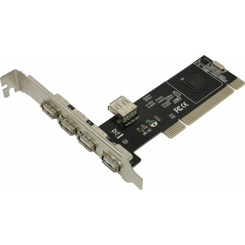PCI USB контроллер Orient NC-612 USB2.0, 4 port-ext, 1 port-int