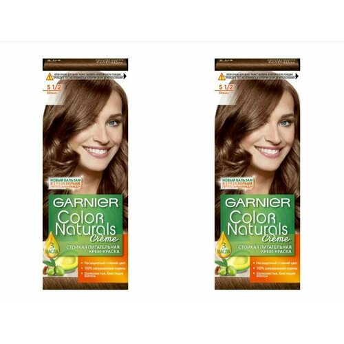 Garnier Краска для волос Color Naturals 5 1/2 Мокко, 110 мл, 2 штуки