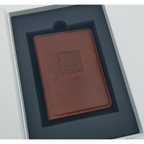 Обложка для паспорта William Morris, коричневый