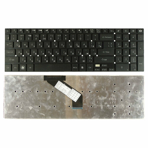 Клавиатура для ноутбука Gateway NV55S NV57H NV75S NV77H TS45 (черная) (002940)