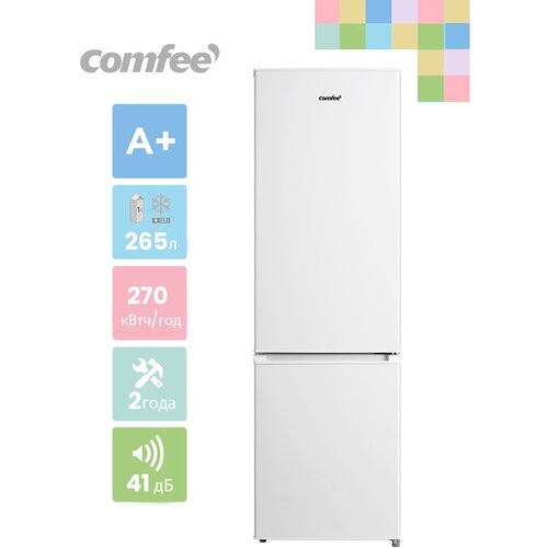 Холодильник Comfee RCB370WH1R, белый