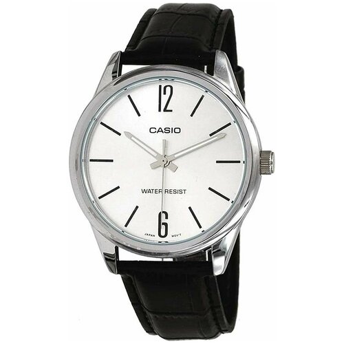 Наручные часы CASIO Collection MTP-V005, серебряный, черный