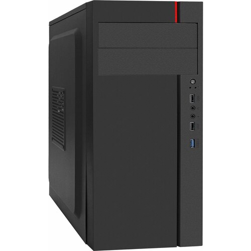 Корпус Miditower ExeGate AA-440U-AA500 (ATX, AA500 8 см, 2*USB+1*USB3.0, аудио, черный) EX290187RUS