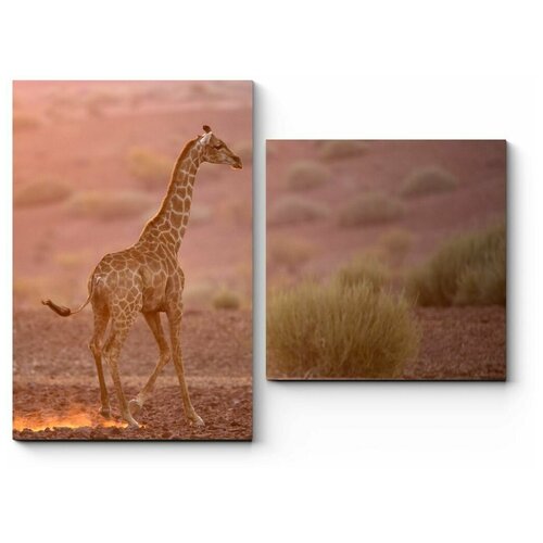 Модульная картина Одинокий жираф40x30
