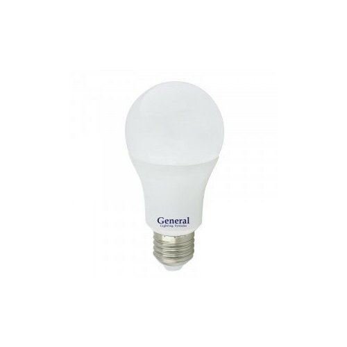 Светодиодная LED лампа General ЛОН A60 E27 20W 4500K 4K 60x110 пластик/алюмин. 690000 (упаковка 12 штук)