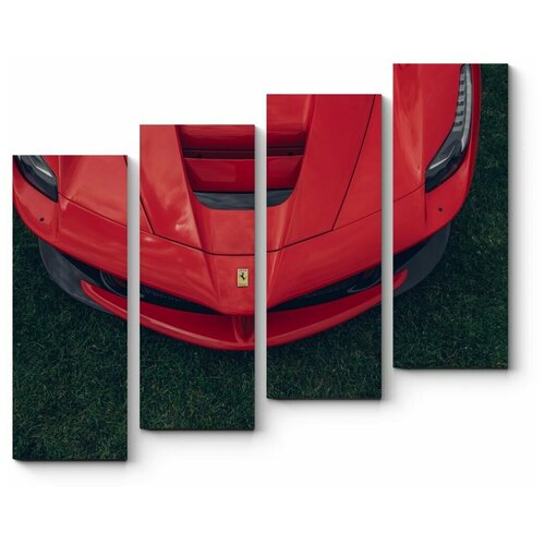 Модульная картина Капот Ferrari LaFerrari130x112