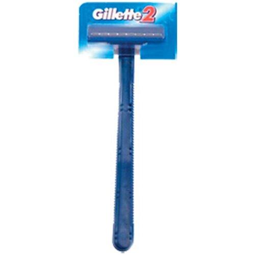 Одноразовый бритвенный станок Gillette 2, синий, 1 шт.