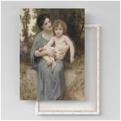 Картина на холсте с подрамником / Bouguereau William / Бугеро Вильям - Младший брат