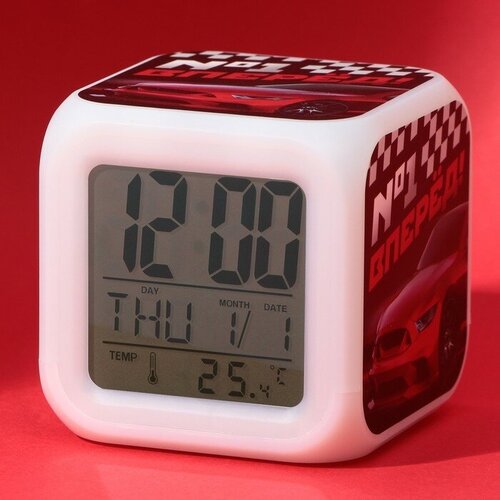Электронные часы-будильник «№1», с подсветкой