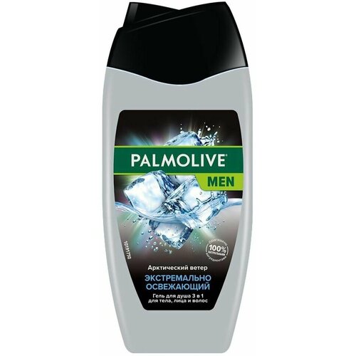 Гель для душа Palmolive Men Арктический ветер 3 в 1 для тела лица и волос 250мл