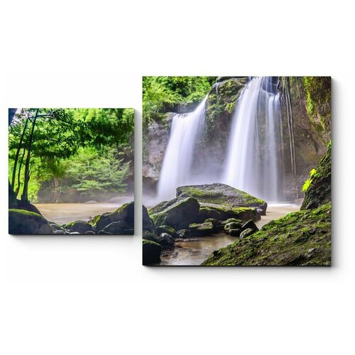 Модульная картина Райский водопад50x30