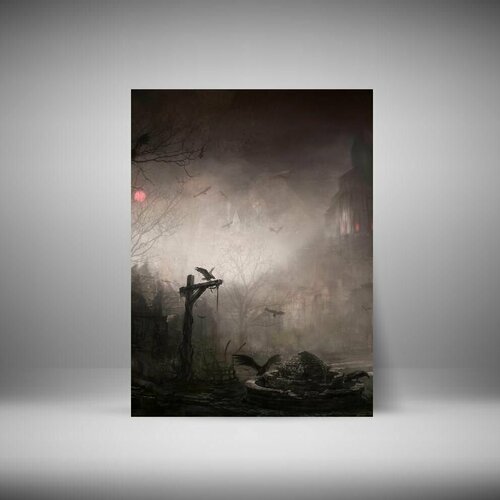 Постер 30х42 без рамы "Diablo"