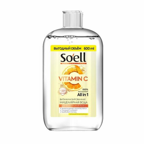 Soell Мицеллярная вода Soell Professional витаминизированная, 600 мл