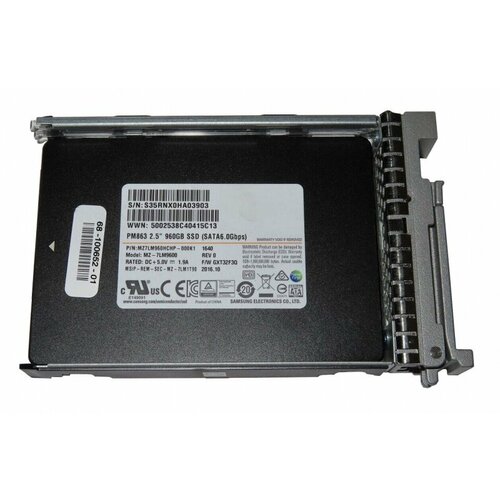 Жесткий диск Cisco UCS-SD960GBKS4-EV 960Gb SATAIII 2,5" SSD