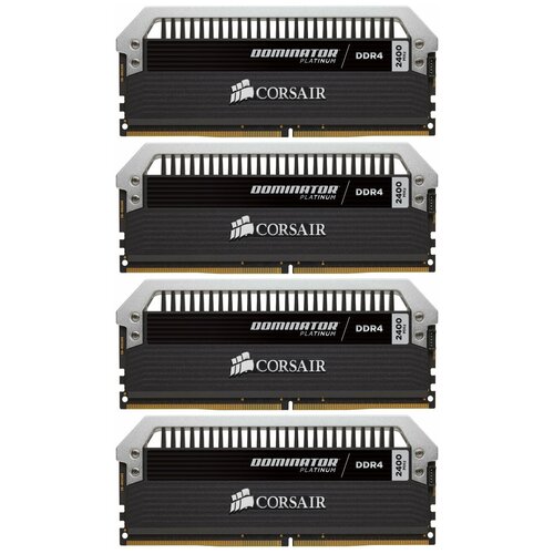Оперативная память Corsair Dominator Platinum 32 ГБ (8 ГБ x 4 шт.) DDR4 2400 МГц DIMM CL14 CMD32GX4M4A2400C14