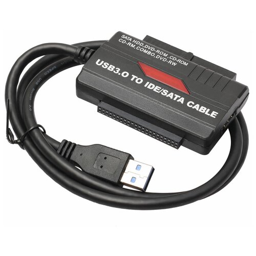 Адаптер USB3.0 IDE плюс SATA Orient UHD-501 USB Am для 2.5-3.5 SSD-HDD плюс внешний блок питания и кабели