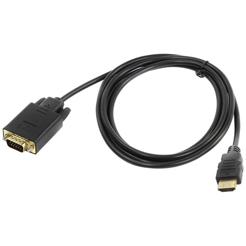 Кабель VCOM HDMI - VGA (CG596), 1.8 м, 1 шт., черный