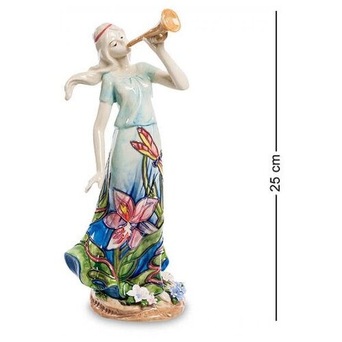 Статуэтка девушка Волшебная труба Высота: 25 см Pavone