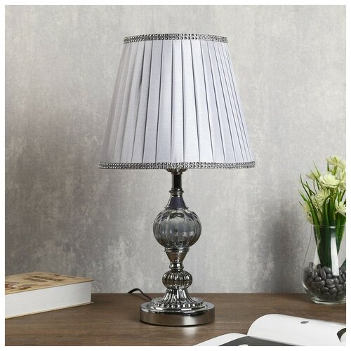 Лампа декоративная RISALUX Алора 4293783, E27, 40 Вт, серебристый