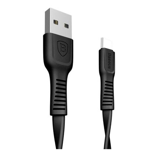 Кабель Baseus Tough Series USB - USB Type-C (CATZY), 1 м, 1 шт., черный