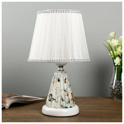 Лампа декоративная RISALUX Дамона 4430179, E27, 40 Вт, белый