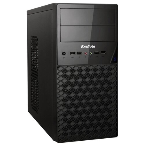 Компьютерный корпус ExeGate QA-413U 350 Вт, черный