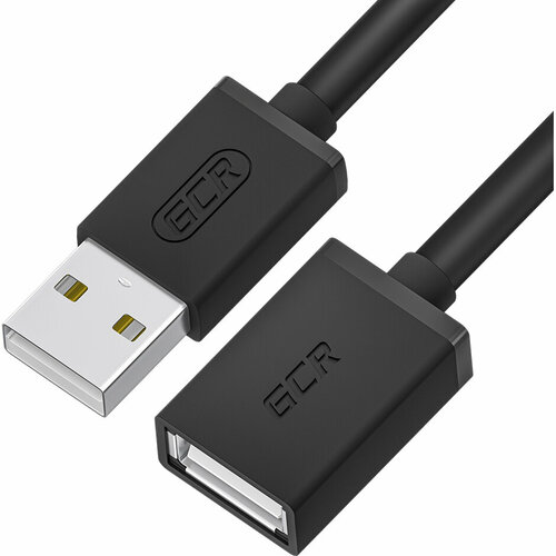 GCR Удлинитель 1.0m USB AM/AF, черный, GCR-UEC6M-BB2S-1.0m Greenconnect GCR-UEC6M-BB2S-1.0m