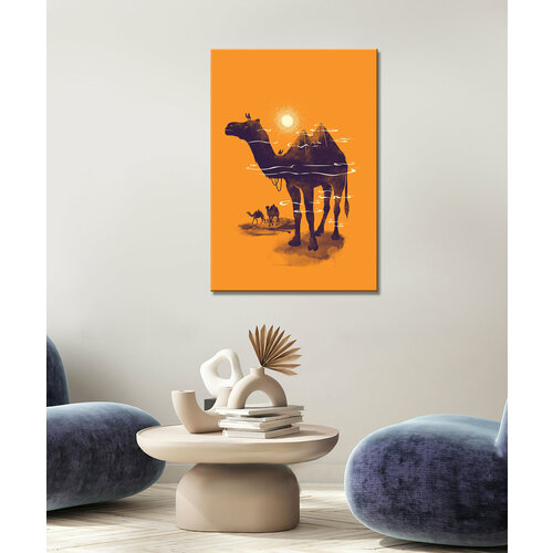 Картина - верблюды (3) 50х70