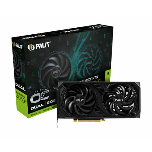 Видеокарта Palit GeForce RTX 4060 Ti DUAL OC 8G