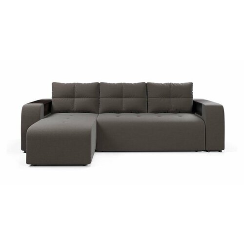Угловой диван-кровать Дуглас, механизм Еврокнижка, 240х165х98 см, диван большой, с ящиком для белья