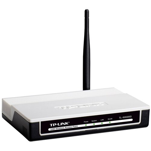 Wi-Fi роутер TP-LINK TL-WA500G, бело-черный
