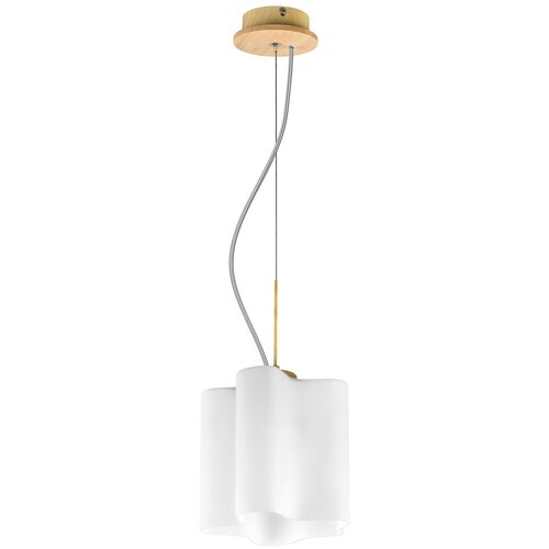 Потолочный светильник Lightstar Nubi Legno 802115, E27, 40 Вт, кол-во ламп: 1 шт., цвет: коричневый