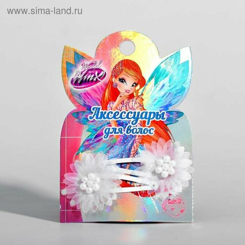 Набор заколок с цветком, 2 шт "Фея Блум", WINX