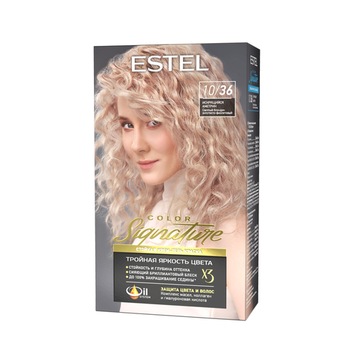Стойкая краска для волос Estel Color Signature т.10/36 Искрящийся аметрин 145 мл